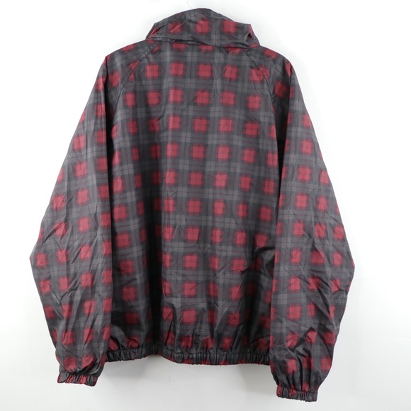 Jerzees | Jackets & Coats | Vintage 9s Streetwear Plaid Windbreaker ...